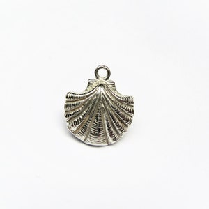 925 Sterling Silver Sea Shell, Silver Sea Shell, Sea Life, Sea Shell ...