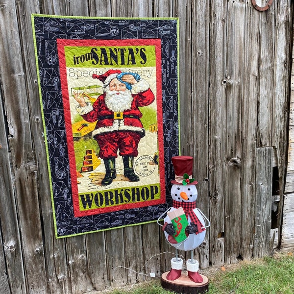 Santa Wall Hanging - Etsy