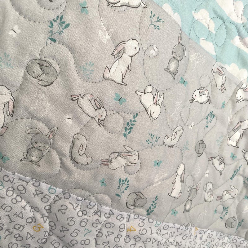 Bunny Baby Quilt - Etsy