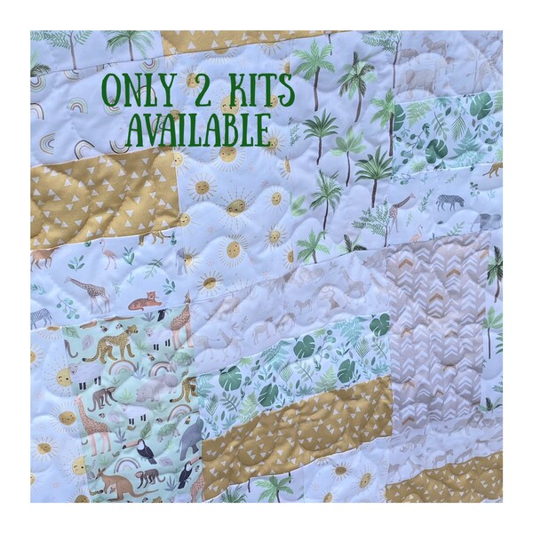 Neutral Baby Quilt Kit - Etsy
