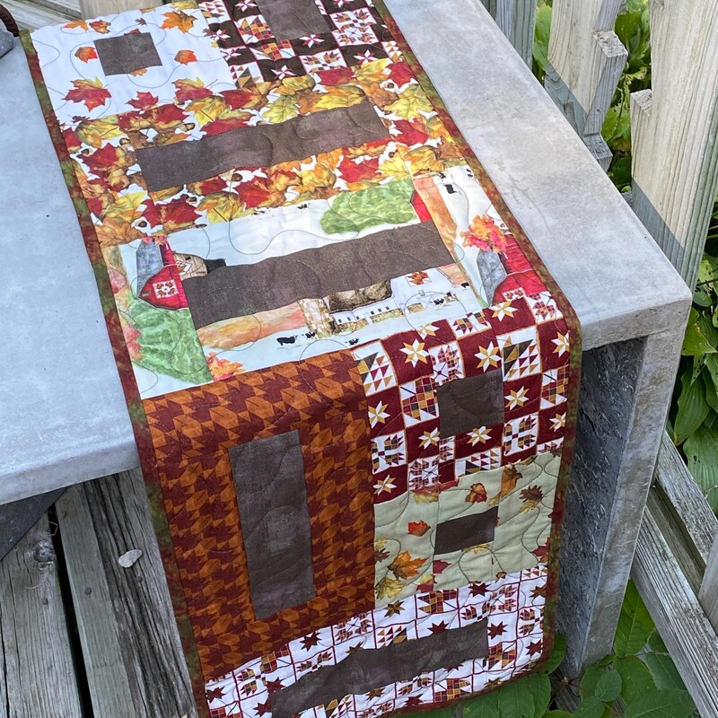 Fall Table Runner - Etsy