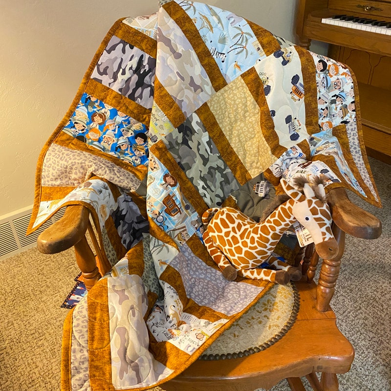 Safari Baby Quilt Pattern - Etsy