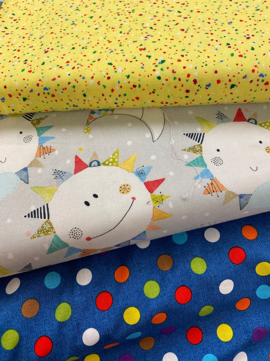 3 Yard Quilt Bundle, Three Yard Quilts, Cotton Fabric Bundles, Coordinating Prints, Kids Quilt ...