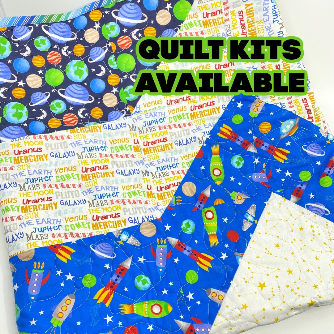 Easy Baby Quilt KIT With Precut Fabrics and Pattern, Jungle Safari ...