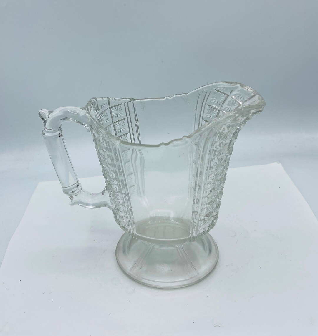 Victorian EAPG Two Panel Milk Pitcher Made by Richards & Hartley Circa ...