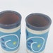 Vintage Tonala Mexican Shot Glass Set- Hand Painted Stoneware-2 Pc Set ...