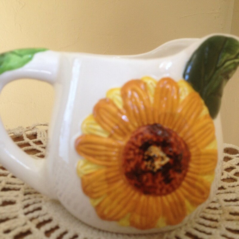 Sunflower Pitcher - Etsy