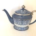 Vintage Bombay tile Platinum Trim Blue and White Coffee Tea Pot-nice ...