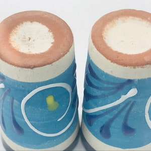 Vintage Tonala Mexican Shot Glass Set- Hand Painted Stoneware-2 Pc Set ...