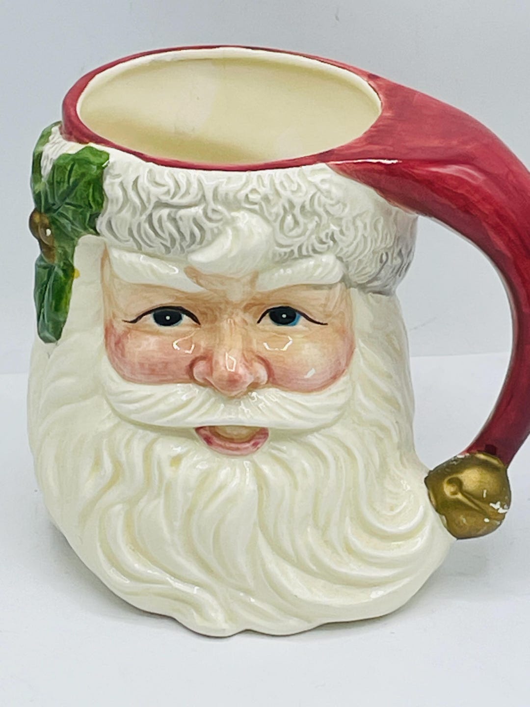 Vintage Santa Claus Ceramic Mug OCI 1993, Christmas Holiday Kitchen ...