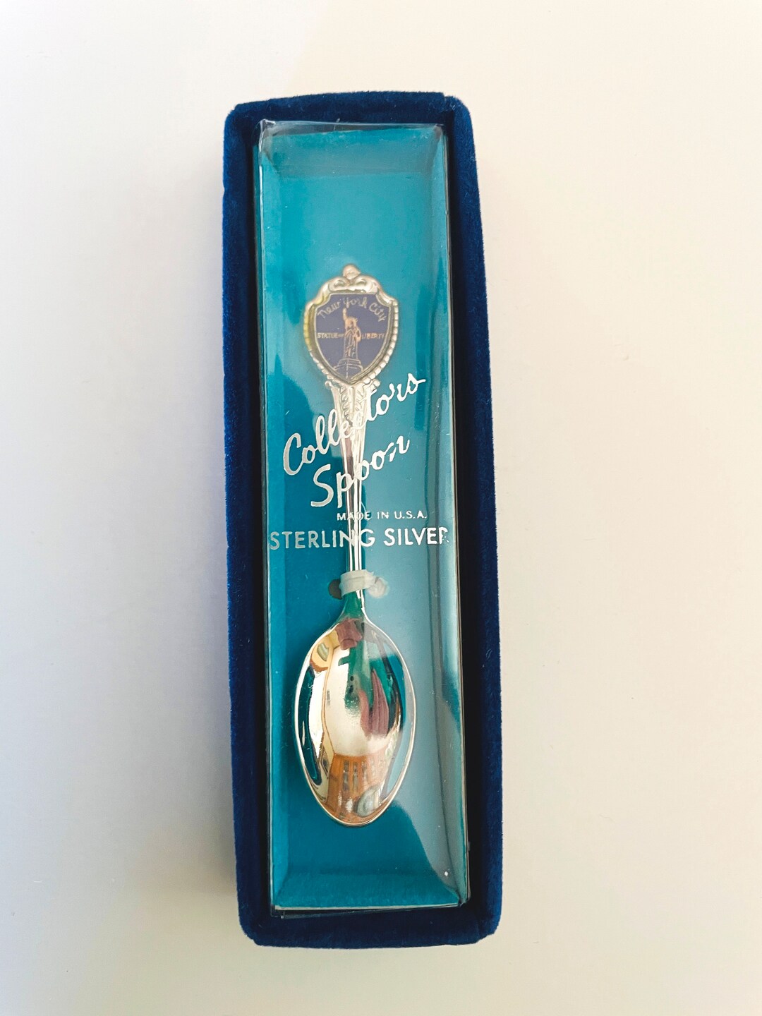 New York City Statue of Liberty Sterling Silver Souvenir Spoon 3 3/8 ...