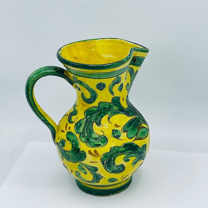 Italy Pitcher Vintage Ceramic - Etsy