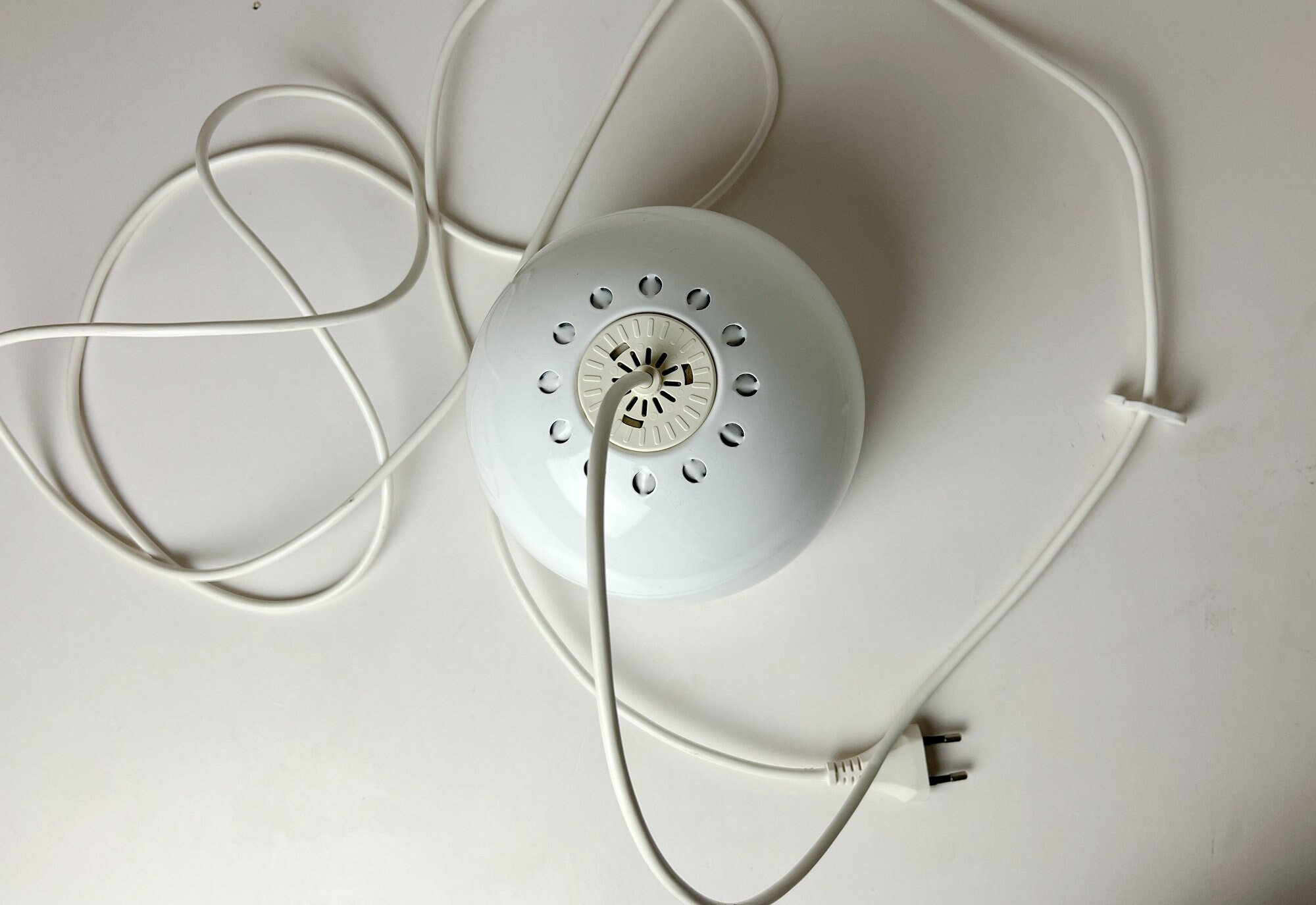 Vintage White Ceiling Lamp / Mod Style / Minimalist Loft Style ...