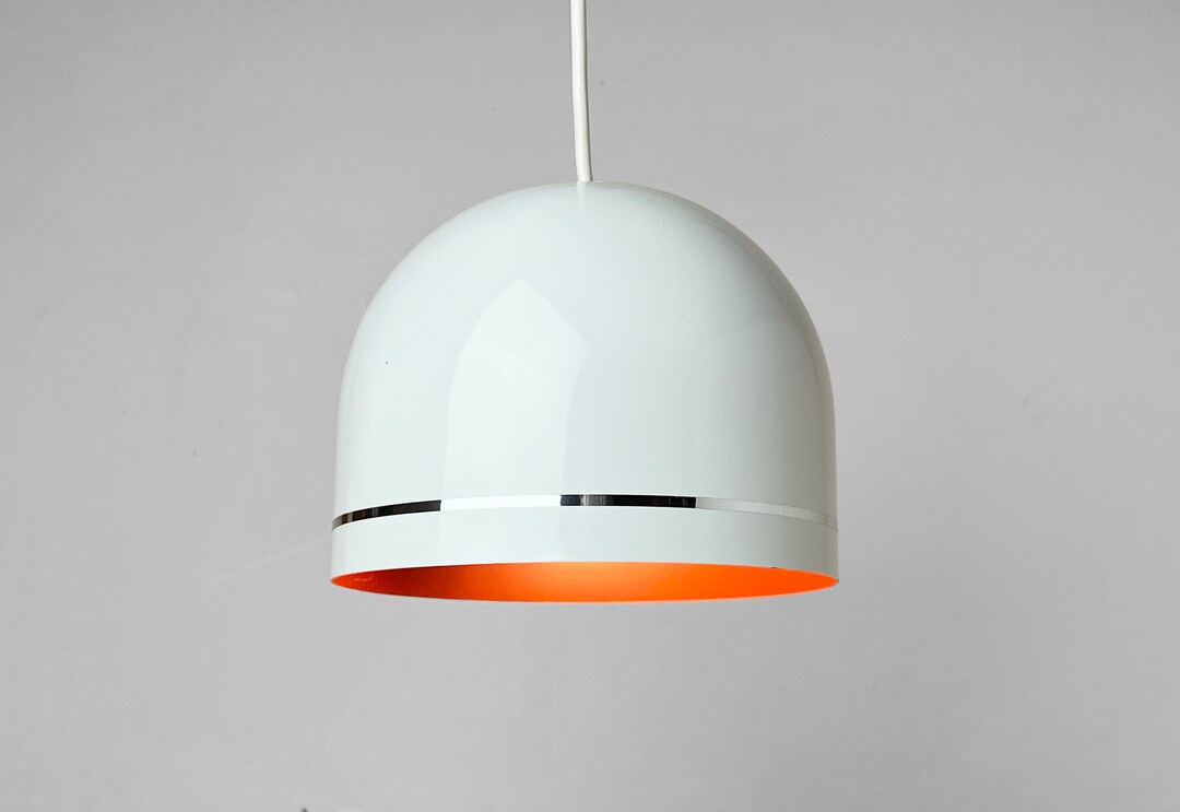 Vintage White Ceiling Lamp / Mod Style / Minimalist Loft Style ...