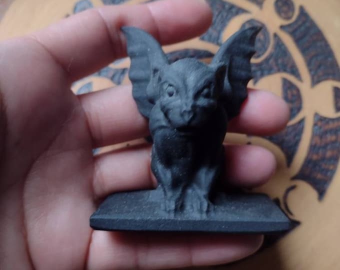 Obsidian Gargoyle, Crystal Gargoyle, Stone Gargoyle, Gargoyle Statue ...