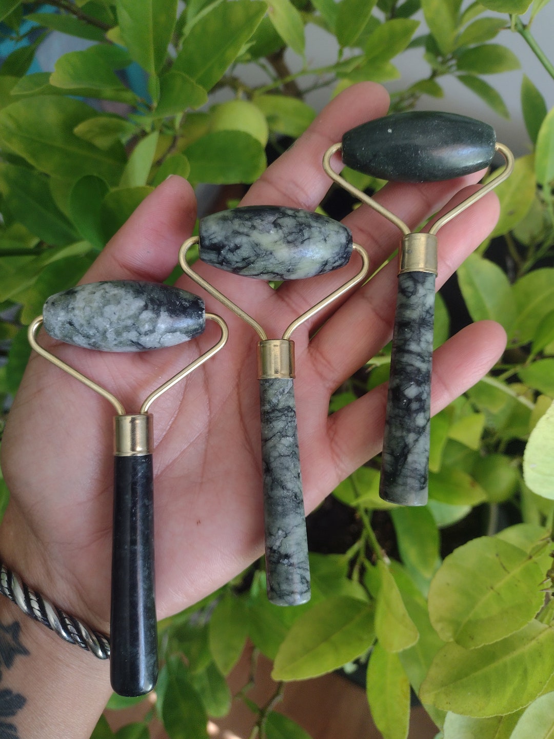 Jade Roller Bulk 5x 10x Stone Massager Natural Jade Stone Face Roller Face Roller Face And