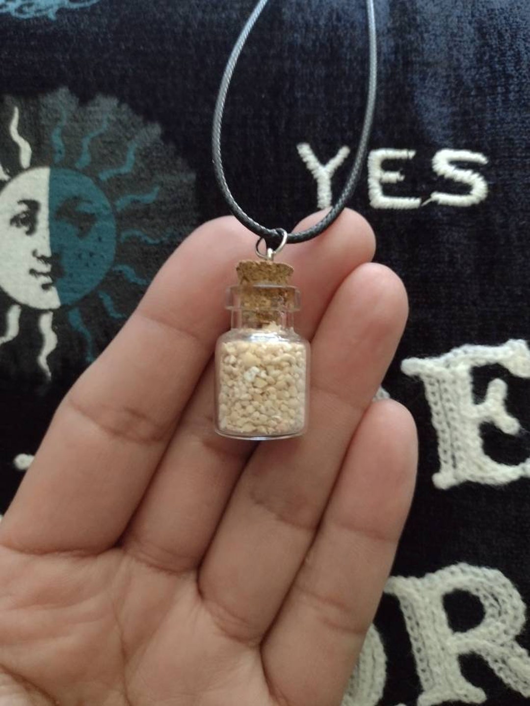 RARE Okinawa Star Sand Jar Necklace, Star Sand Pendant, Sun Sand ...