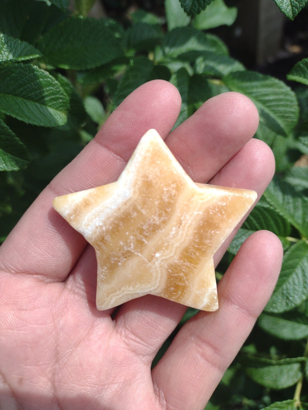 Orange Calcite Crystal Star, Orange Calcite Star, Calcite Star, Crystal ...