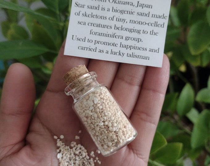 RARE Okinawa Star Sand Jar, Star Shaped Sand, Japan Beach Sand, Sun ...