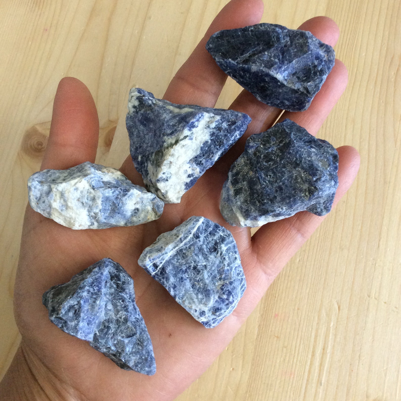 Sodalite Stone ~ Natural Sodalite, Raw Sodalite, Rough Sodalite - Etsy