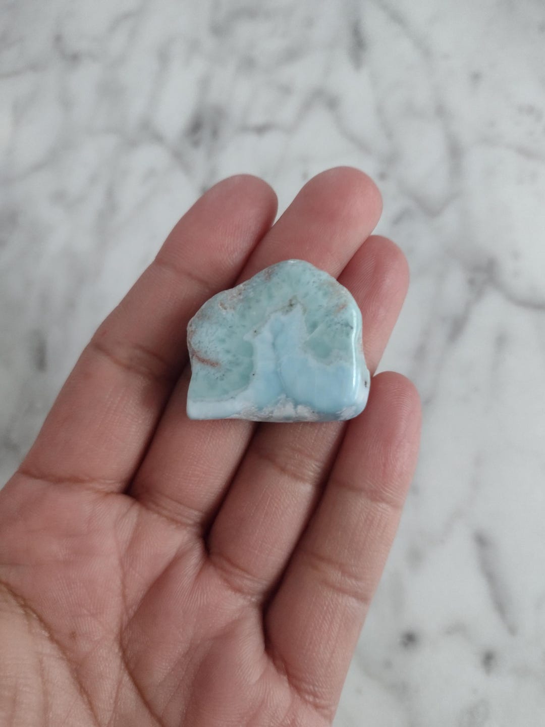 Rare Larimar Stone From Dominican Republic, L22, Dolphin Stone ...