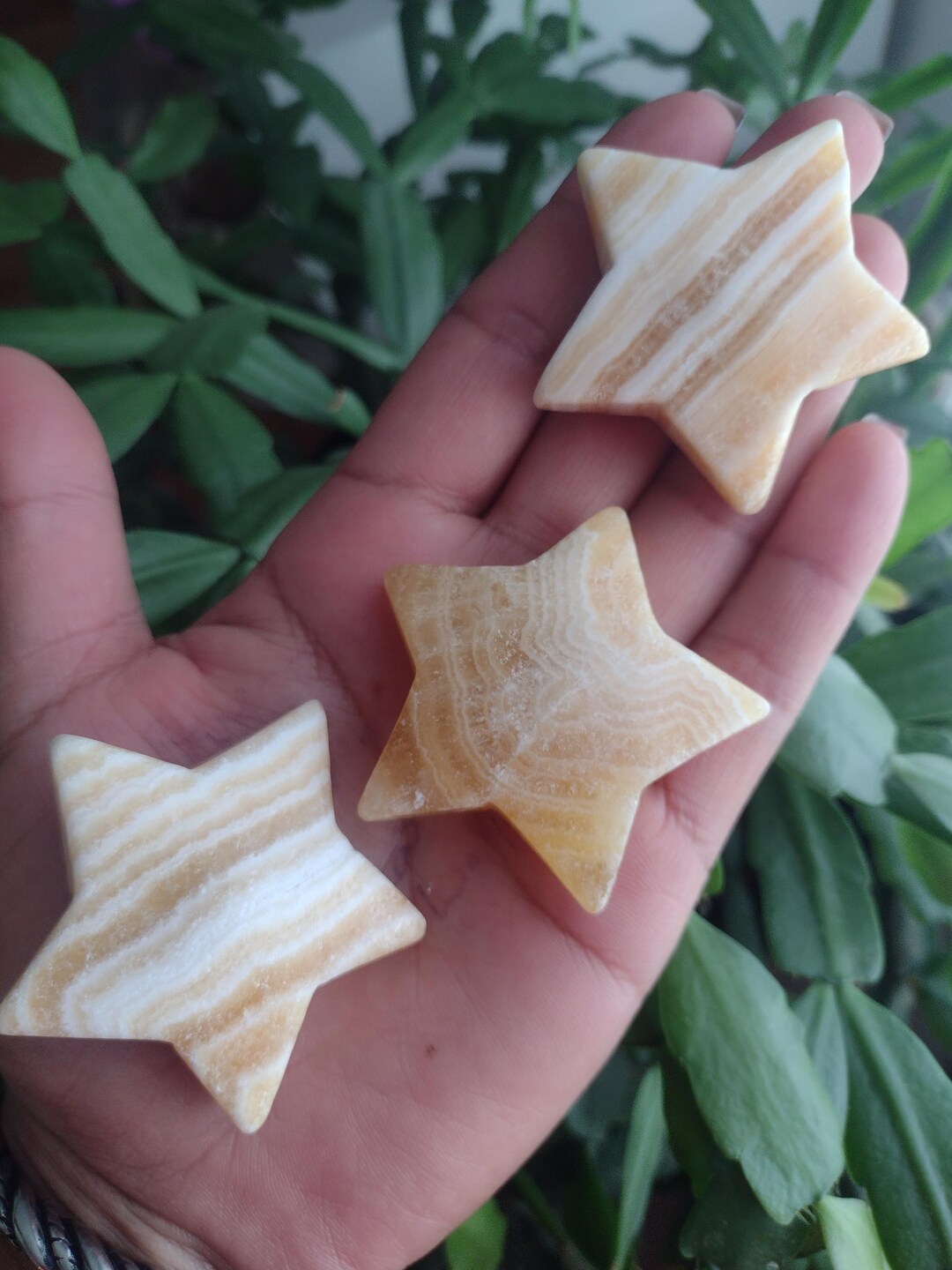Orange Calcite Crystal Star, Orange Calcite Star, Calcite Star, Crystal ...