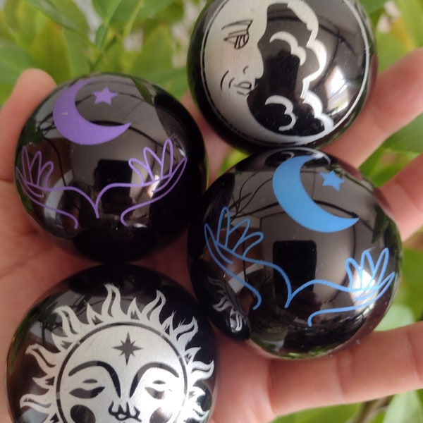 Volcanic Glass Crystal Spheres - Etsy