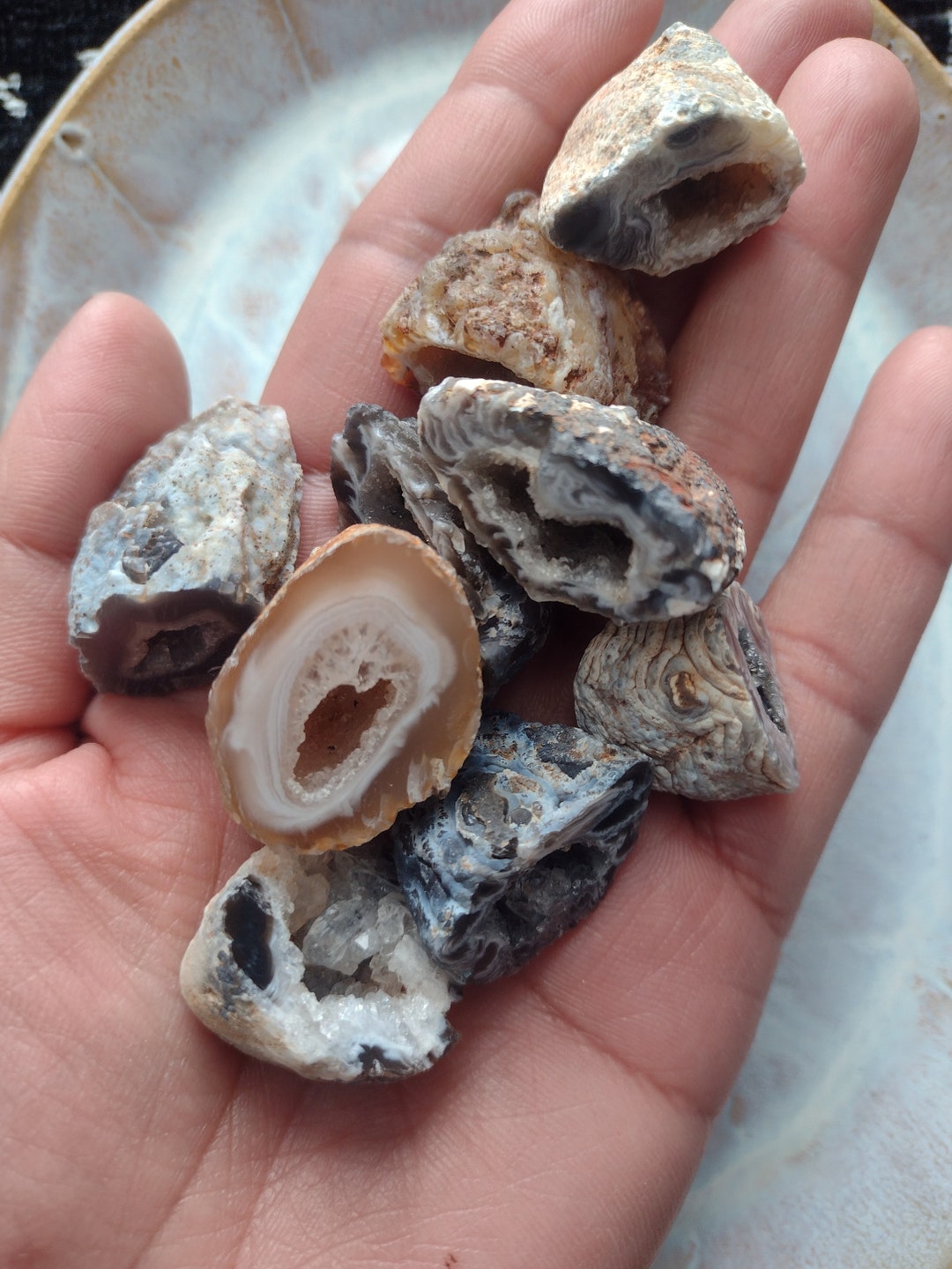 Oco Agate Geode, Geode Stone, Ocho Geode, Crystal Geode, Sliced Geode ...