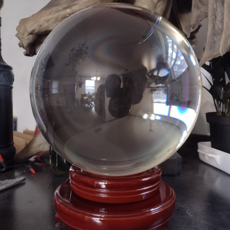 Large Crystal Ball - Etsy
