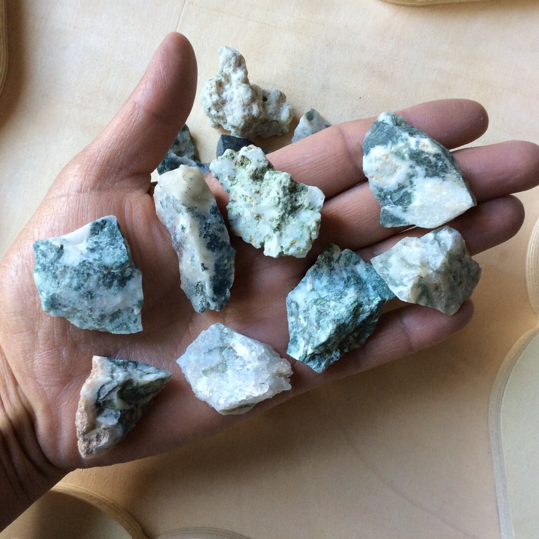 Moss Agate Stone Rough Moss Agate Raw Moss Agate Natural - Etsy