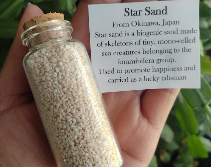 RARE Okinawa Star Sand Jar, Star Shaped Sand, Japan Beach Sand, Sun ...