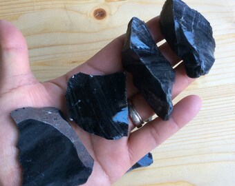 Black Obsidian Glass | Etsy