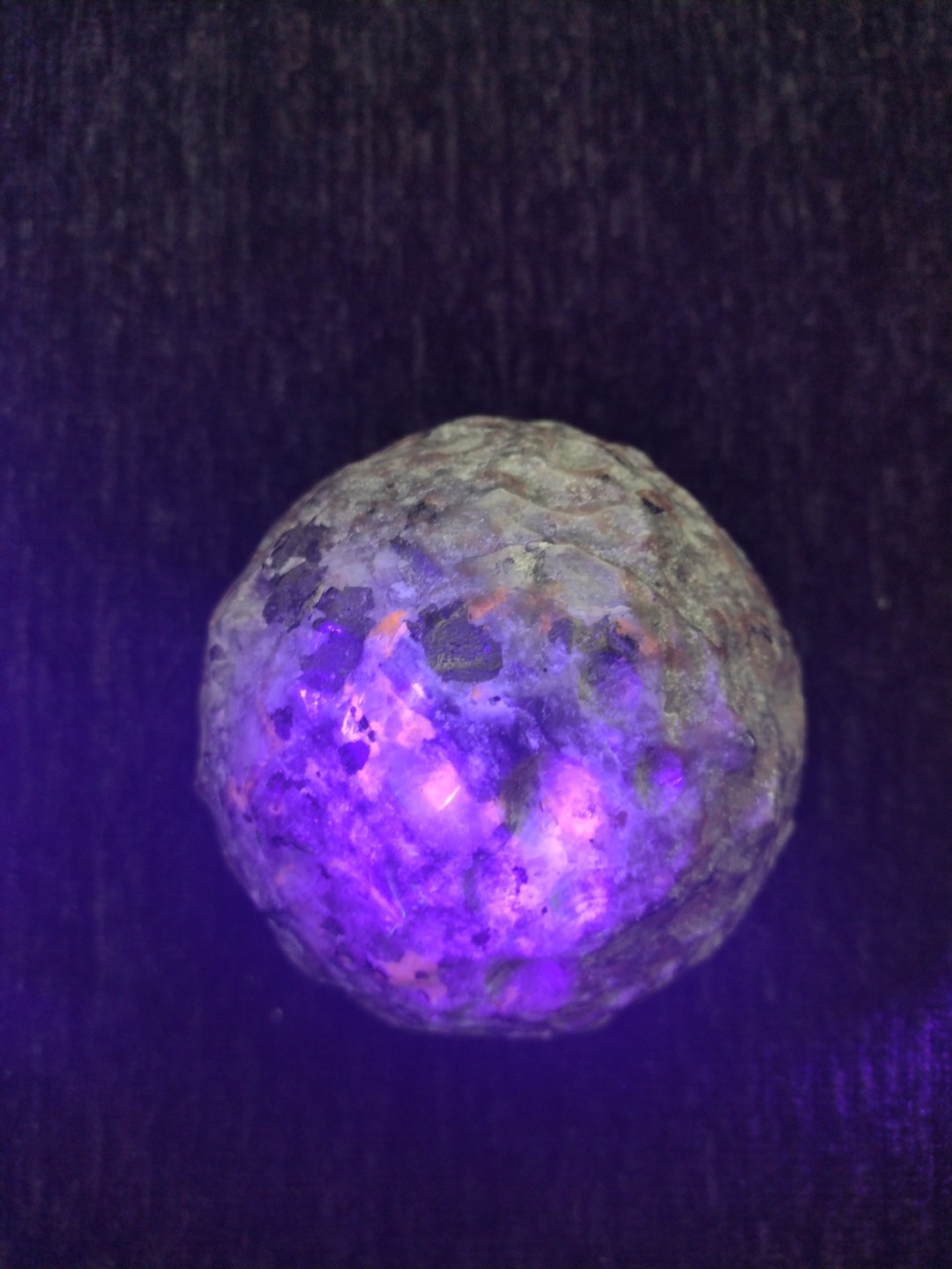 80mm Yooperlite Moon Sphere, Crystal Moon, Stone Moon, Yooperlite ...
