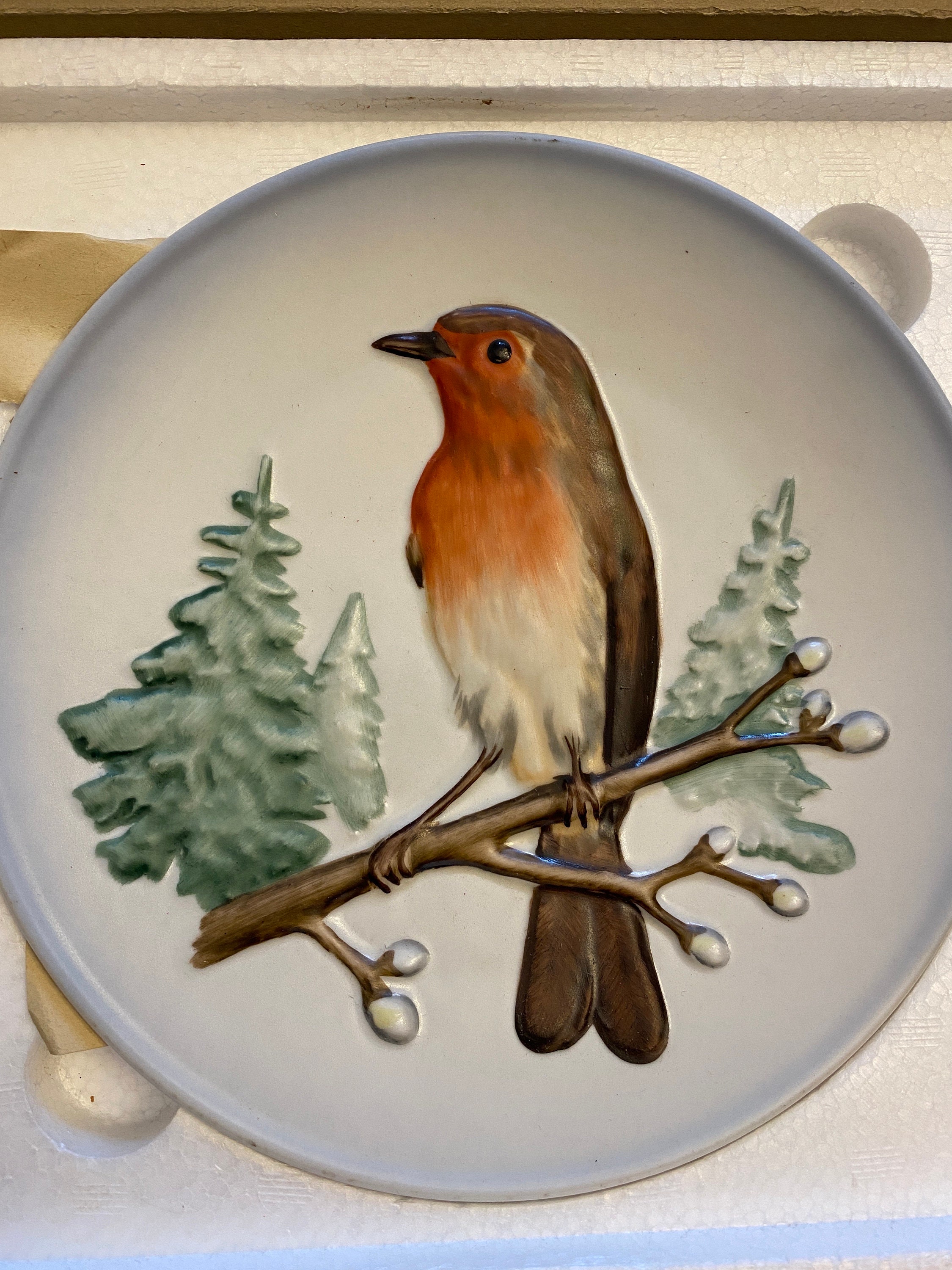 Goebel Collectors Plate First Edition, 1973, Robin, No. 1 Wildlife. - Etsy