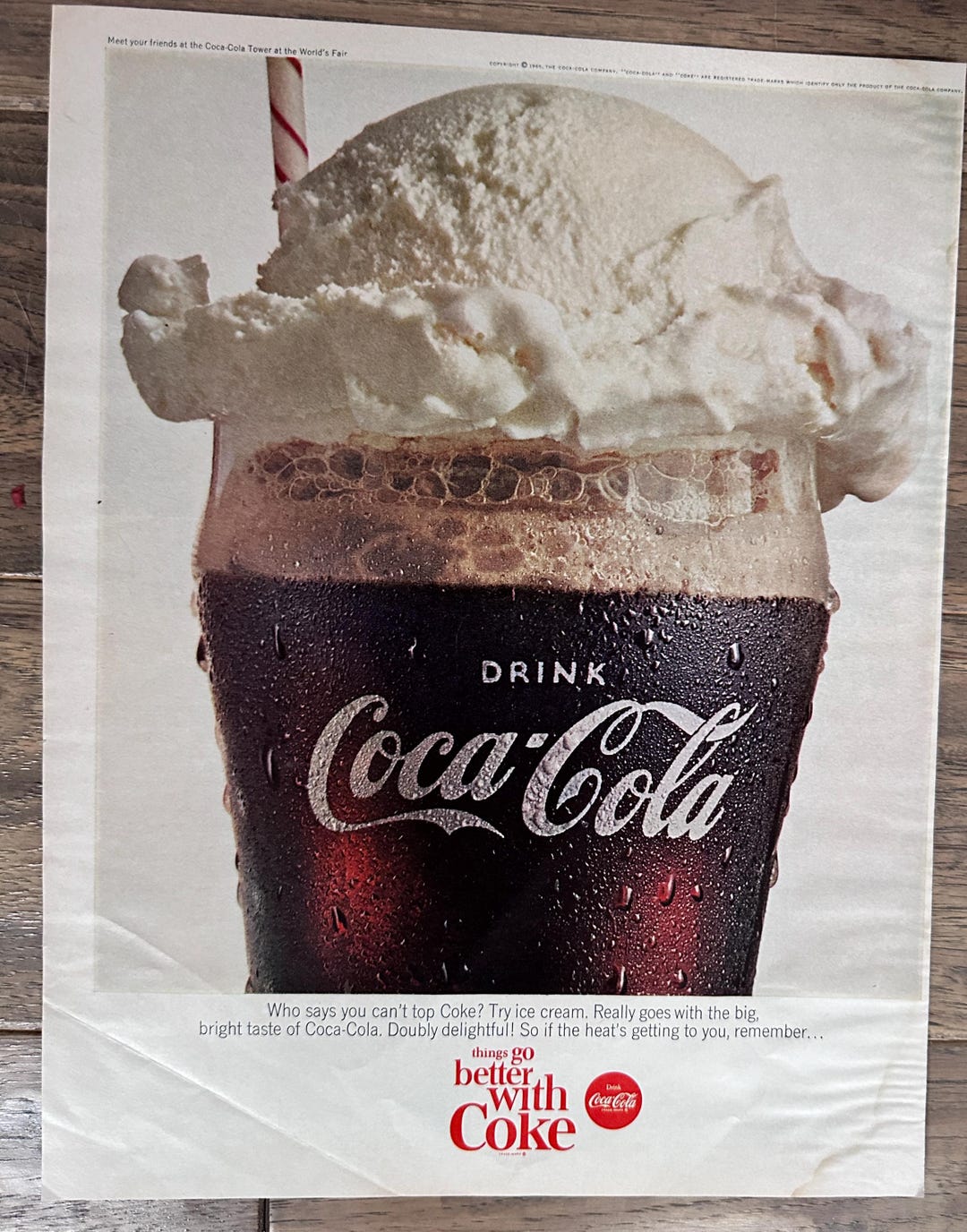 Vintage Cola Magazine Ads, Clean Pages From 1940s 1970 Magazines ...