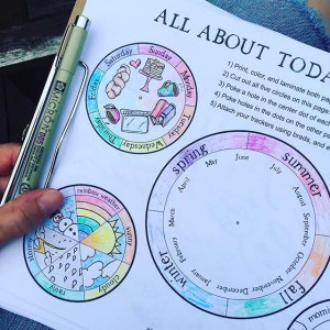 Visual Tracker for Children, Toddler Visual Schedule, Montessori ...