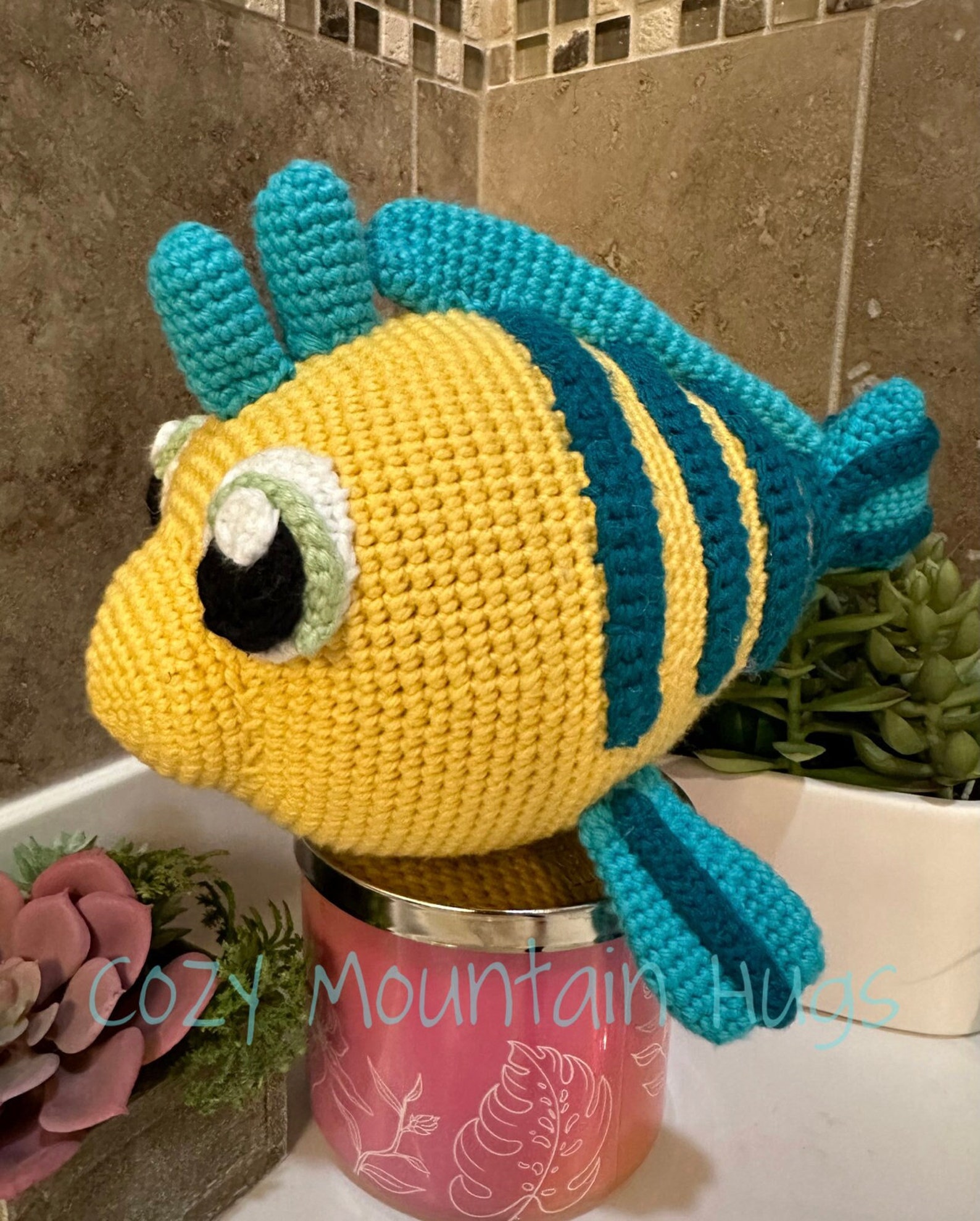 Flounder Inspired Plushie Fish - Etsy