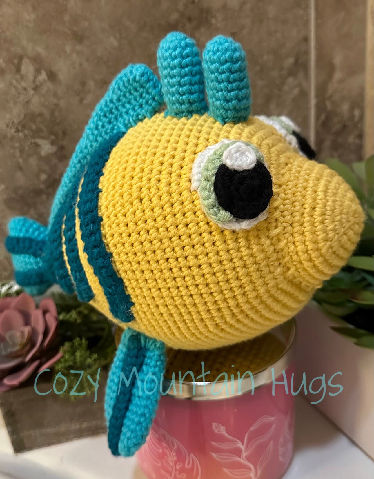 Flounder Inspired Plushie Fish - Etsy