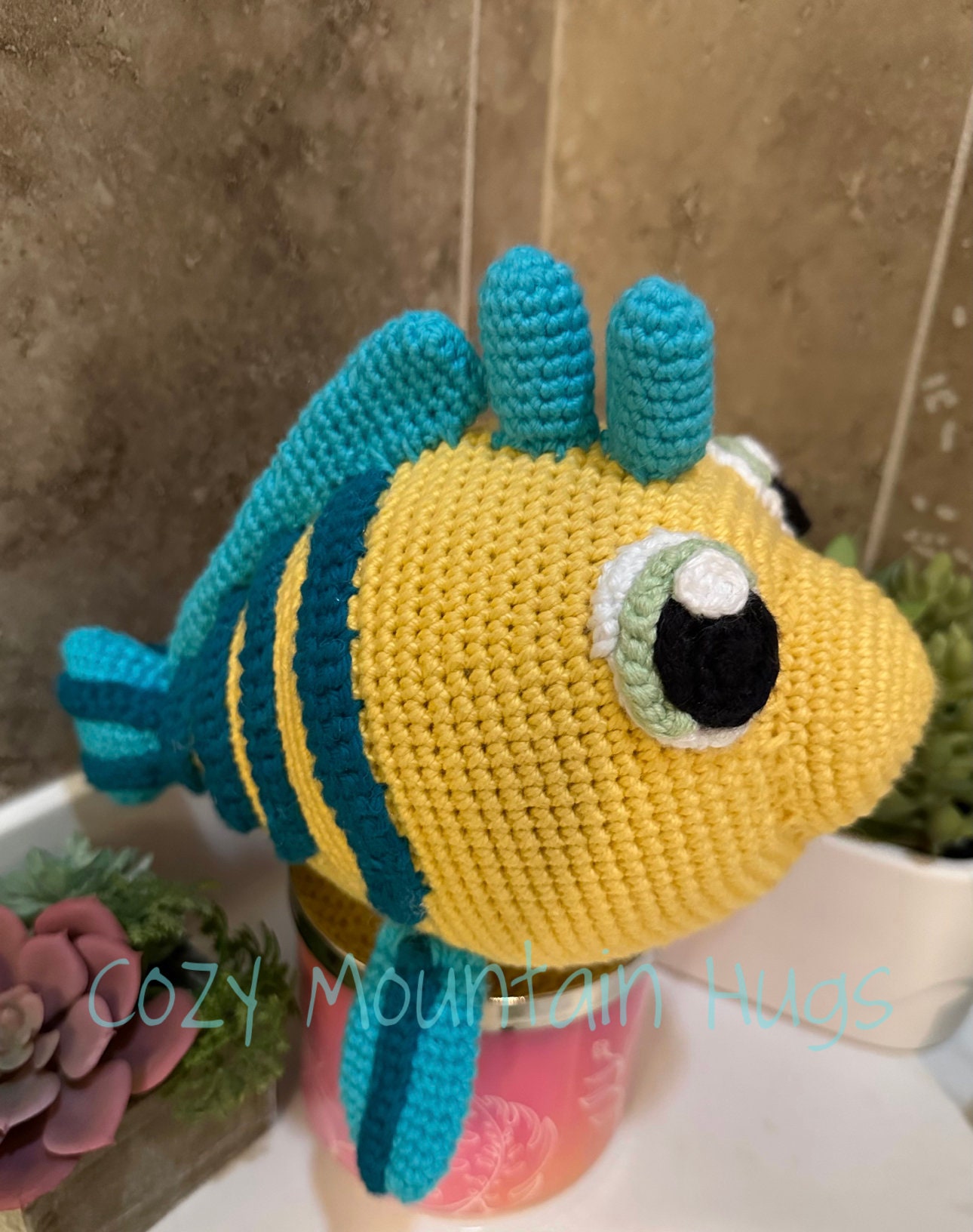 Flounder Inspired Plushie Fish - Etsy