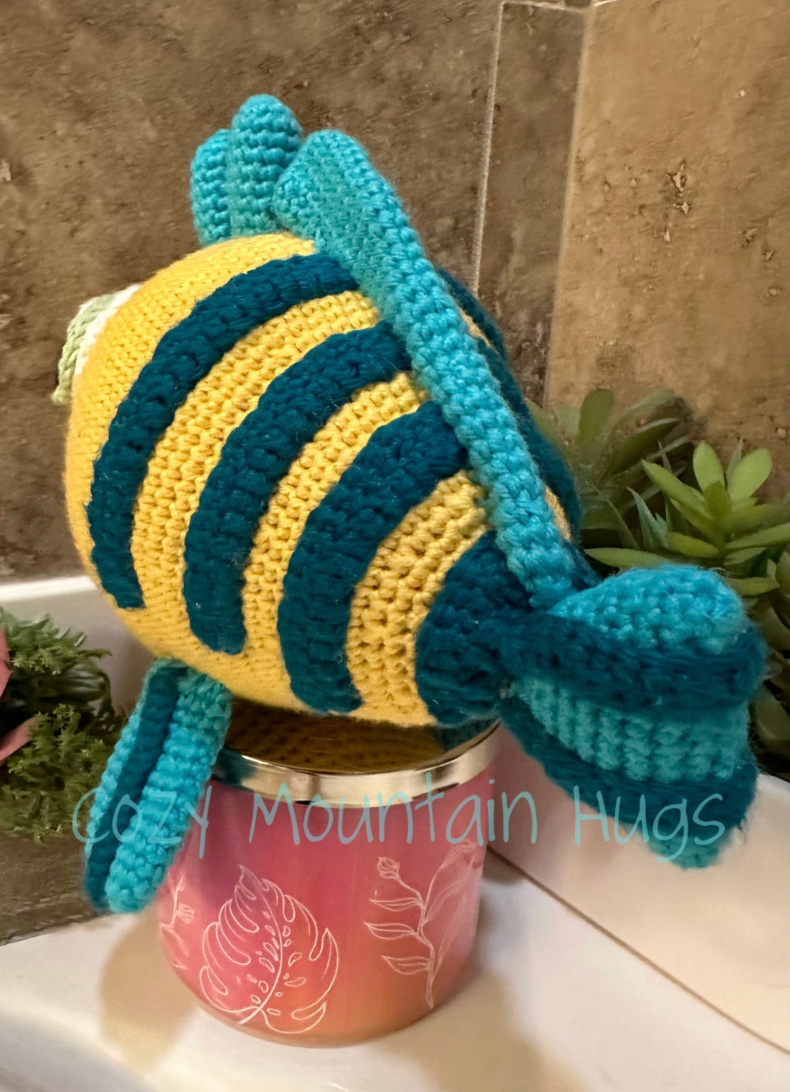 Flounder Inspired Plushie Fish - Etsy