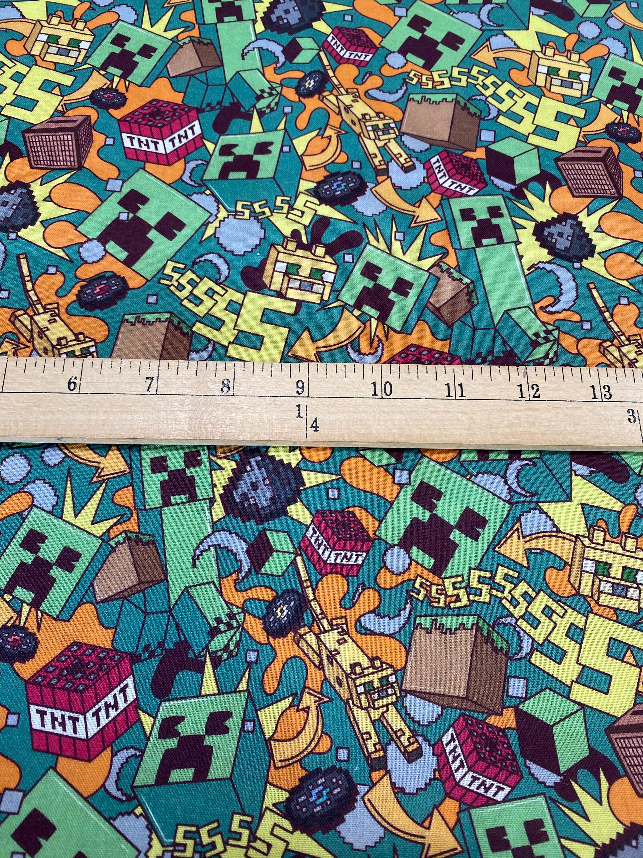 Minecraft Mix Fat Quarters Cotton - Etsy