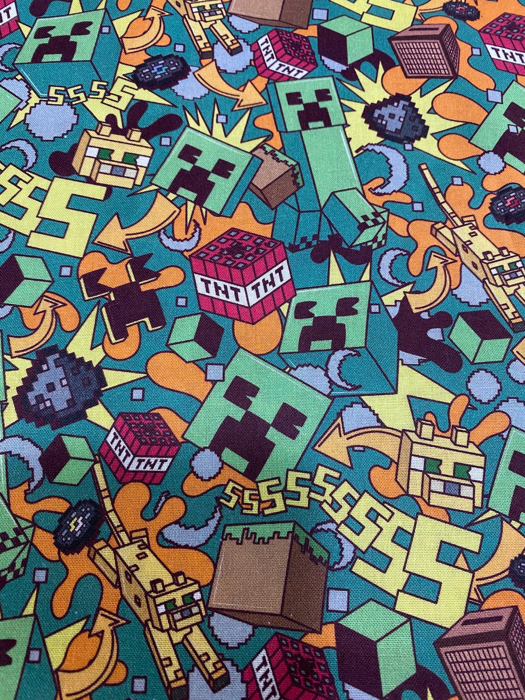 Minecraft Mix Fat Quarters Cotton - Etsy