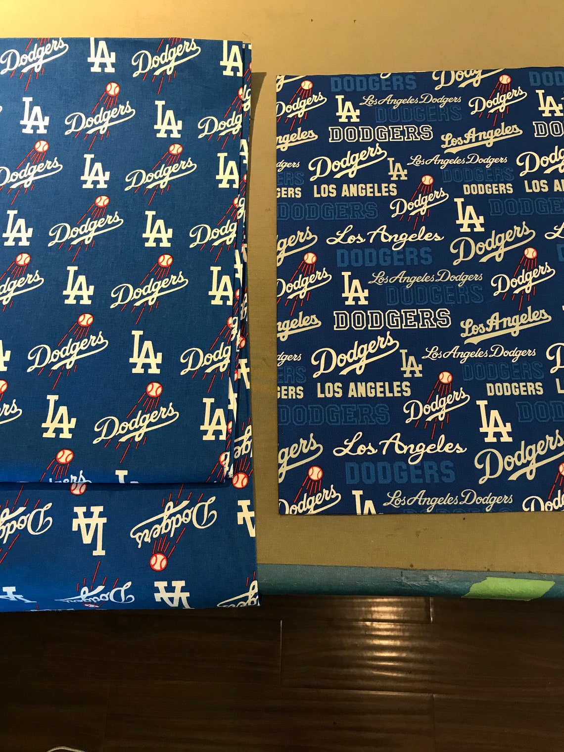 LA Dodgers Fat Quarters - Etsy