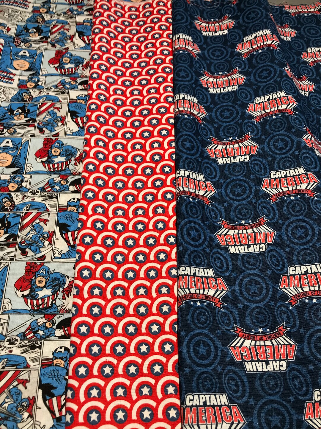 Brand New Captain America Fat Quarters - Etsy