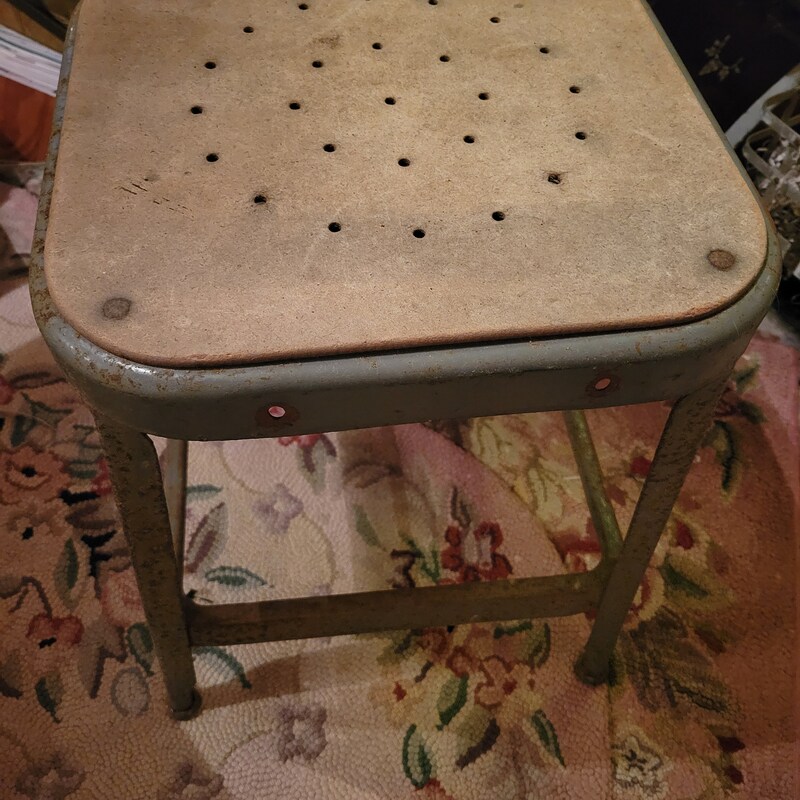 Vintage Metal Stool - Etsy