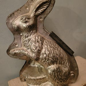 Large Antique Rabbit Candy Mold 12 Inches Tall Antique Rabbit - Etsy