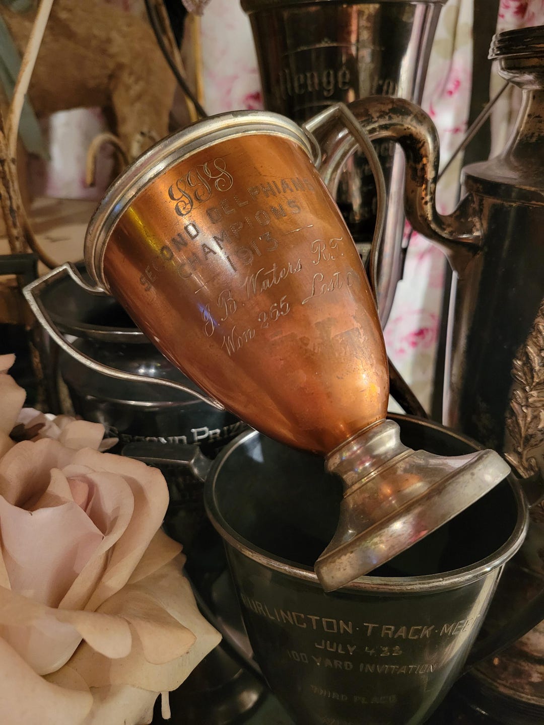 Antique Trophy 1913 Delphians Trophy - Etsy