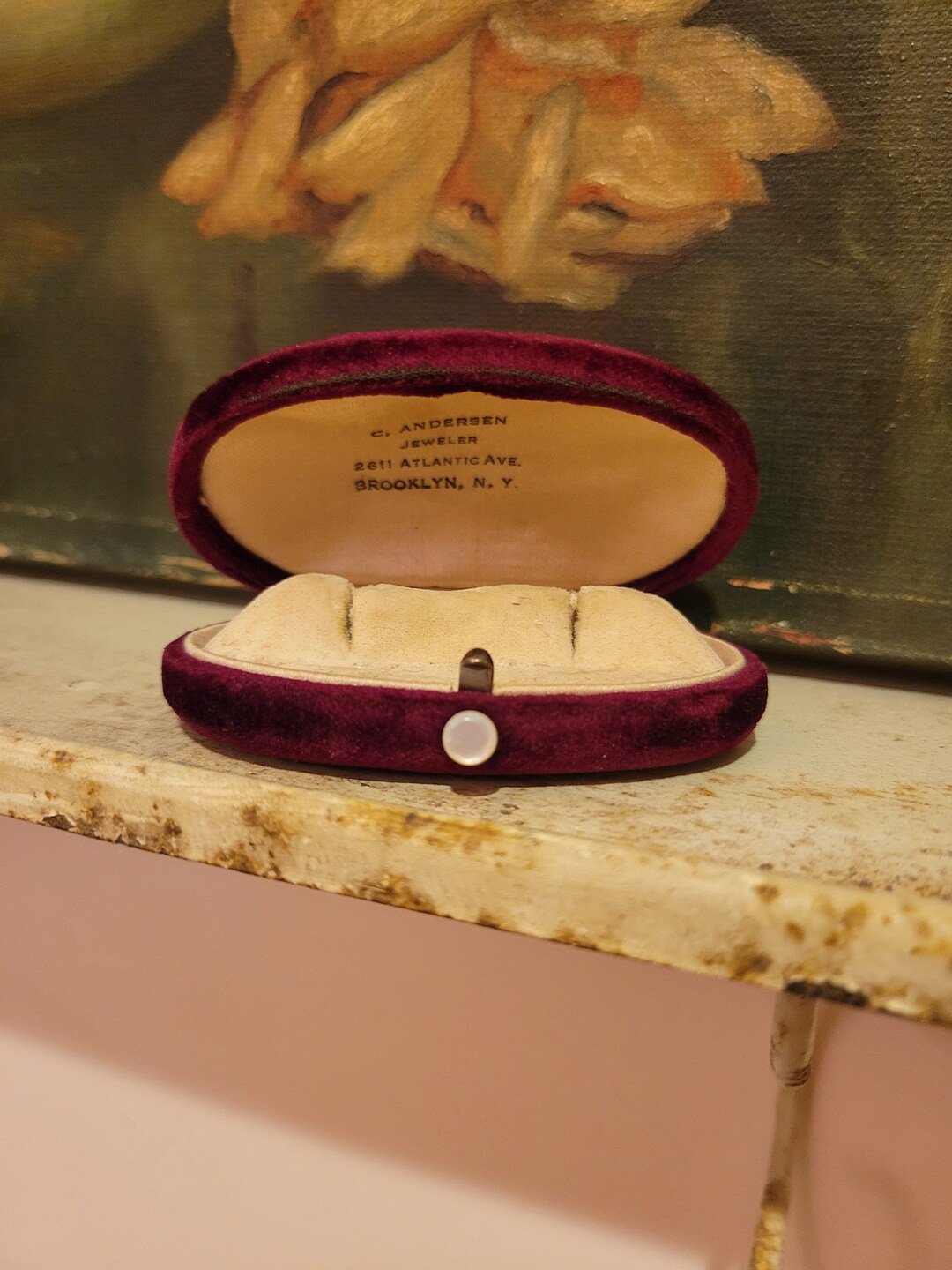 Antique Jewel Presentation Box Antique Velvet Box - Etsy