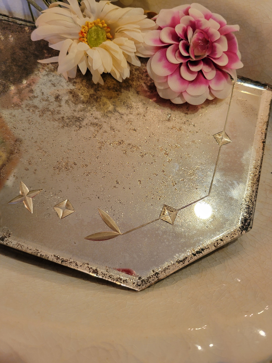 Antique Mirror Plateau Mirror Ghosted Mirror - Etsy