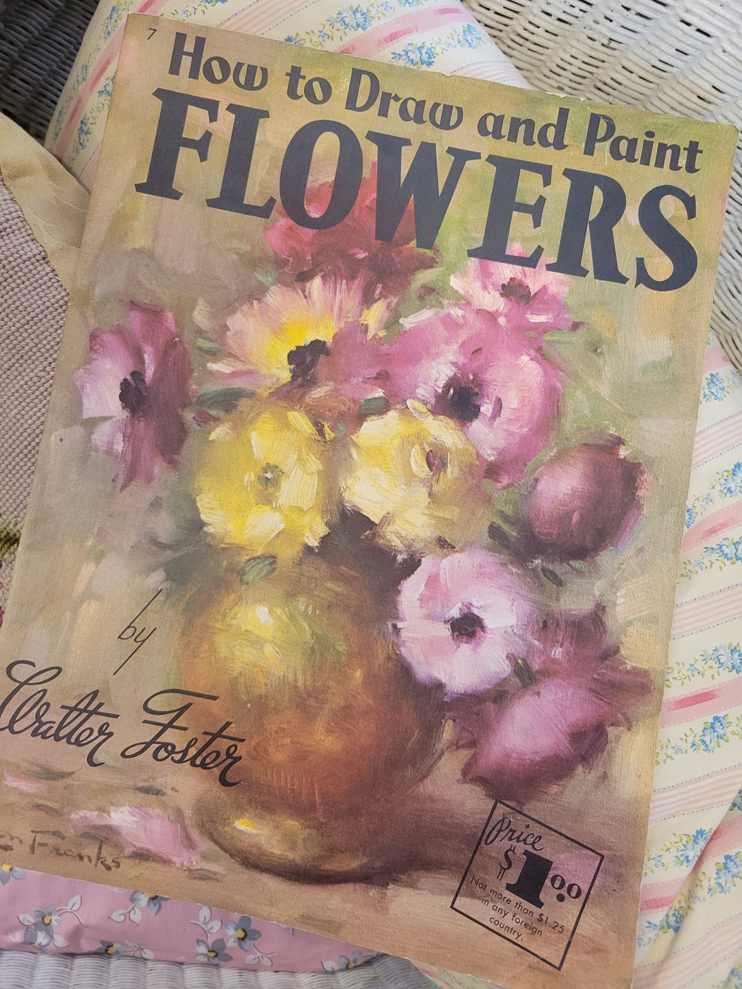 Vintage Painting Book How to Paint Flowers - Etsy